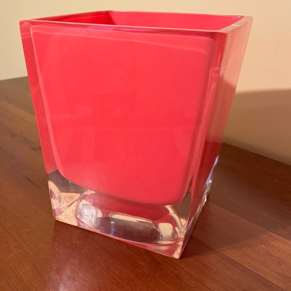 Lucite | Other | Lucite Hot Pink Barbie Pink Vintage Garbage Trash Can ...
